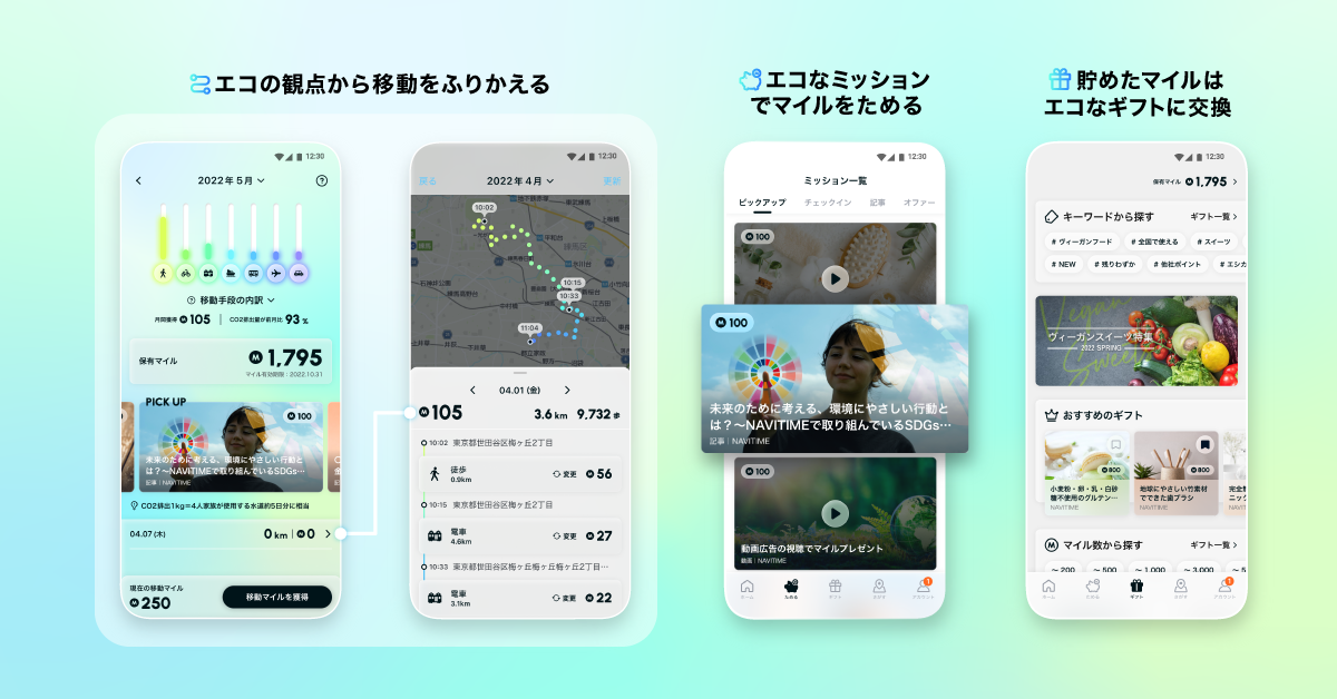 移動エコ活アプリ『moveco＜ムブコ＞』のAndroid OS版を提供開始｜プレスリリース/おしらせ｜ナビタイムジャパン
